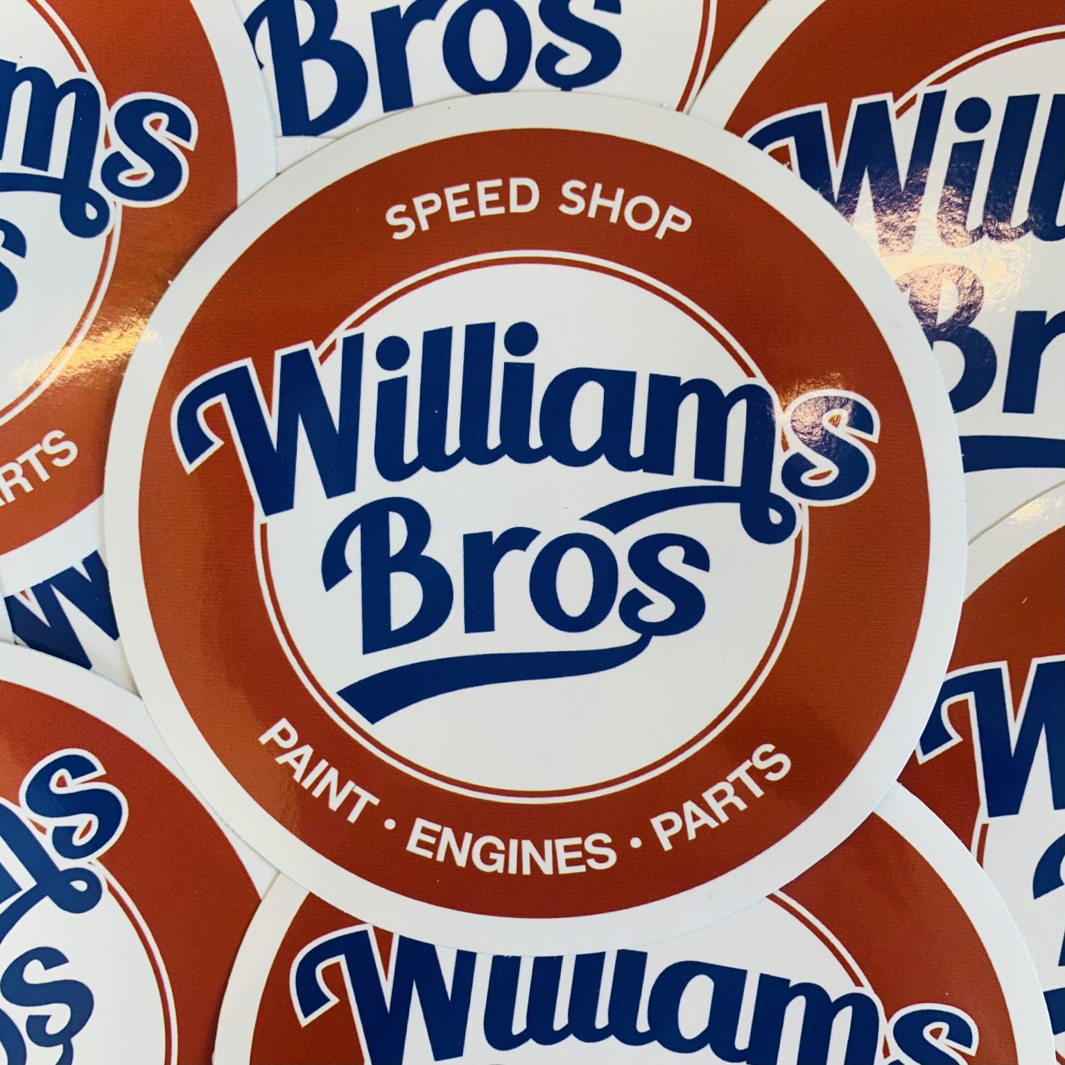 Williams Bros Logo Sticker | Speed Shop